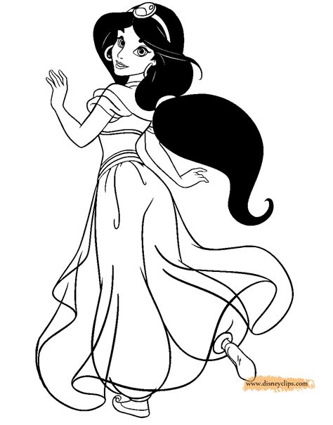 Disney Princess Jasmine Coloring Pages Coloring Pages