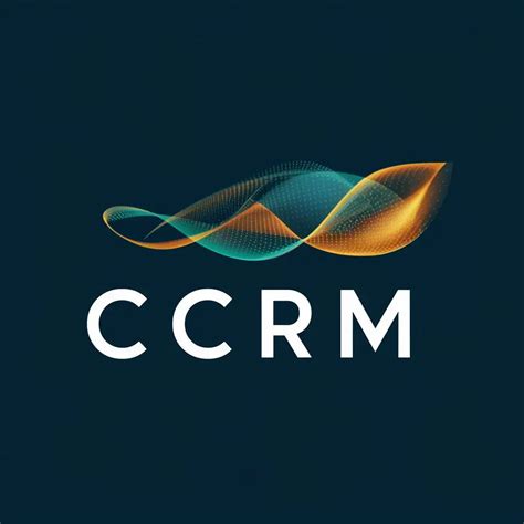 Logo Design For Dynamic Flow Elegant Typography With Ccrm Text Ai Logo Maker