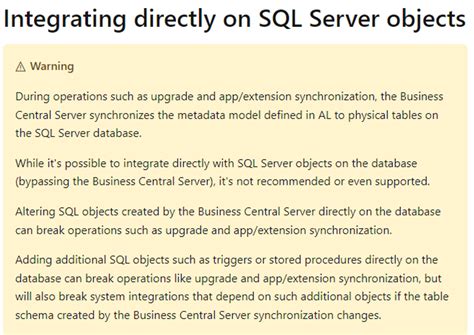 Custom Sql Server Triggers Vs Dynamics 365 Business Central 2023 Wave 2