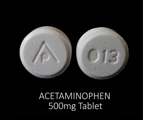 Acetaminophen 500 Mg Tablet