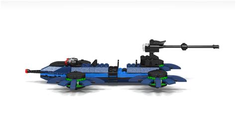 Bluetron D6 Scout Hovercraft Side By Jesse220 On Deviantart
