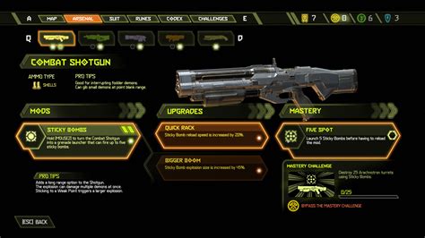 Weapon Upgrades Doom Eternal Interface In Game Weapon Upgrades Doom Eternal Interface In Game