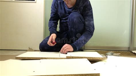 Wooden Modular Rack Assembling A Modular Rack Stock Footage Video Of