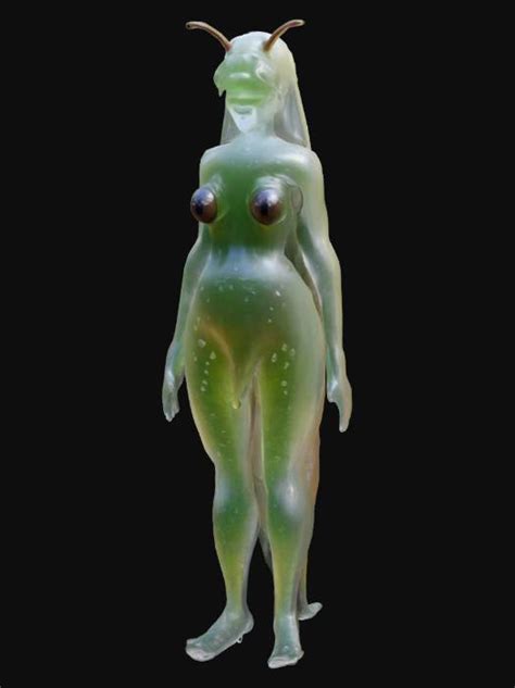 Female Character Realistic Adult Woman Proportions Humanoid Body Semi Translucent Surface