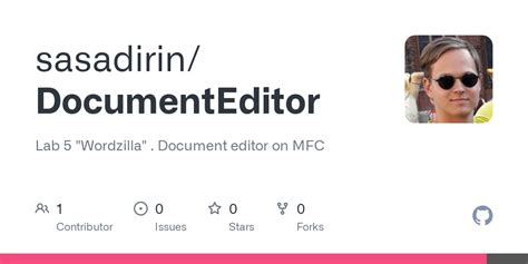 github sasadirin documenteditor lab 5 wordzilla document editor on mfc