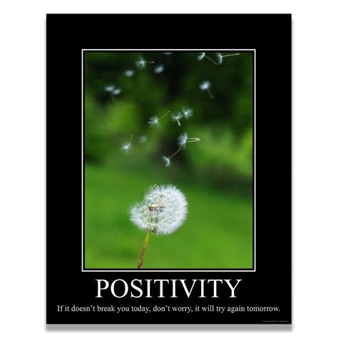 Positive Demotivational Poster Funny Wall Art Poster Print Artwork