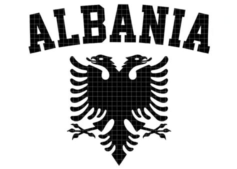 Albanian Eagle Svg File File For Cricut Albanian Art Albania T