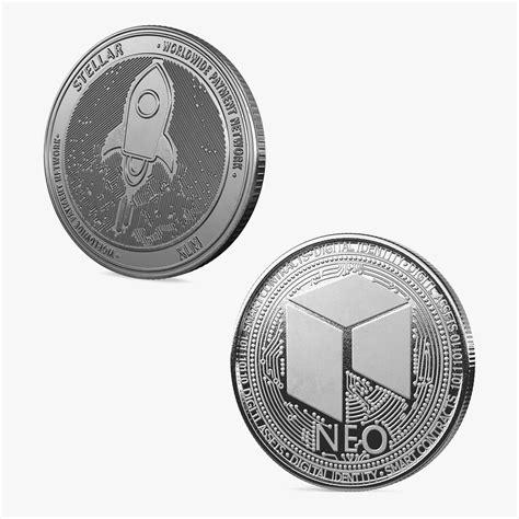 Cryptocurrency Coins Silver Collection 3d Model 39 3ds Fbx Obj Ma Max C4d Free3d
