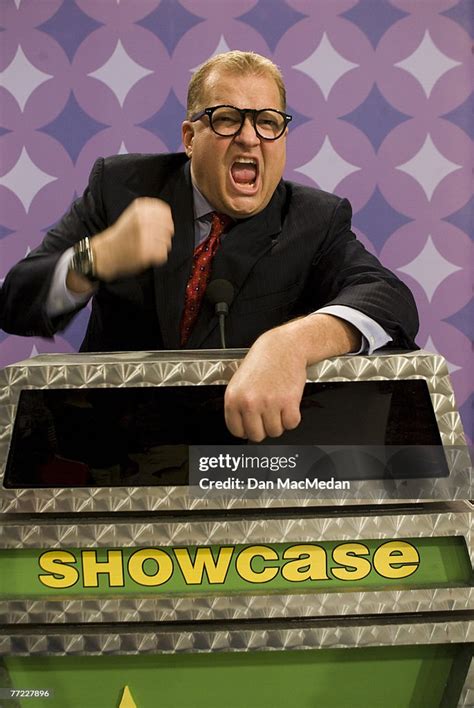 Drew Carey Is Photographed On The Set Of The Price Is Right At Cbs