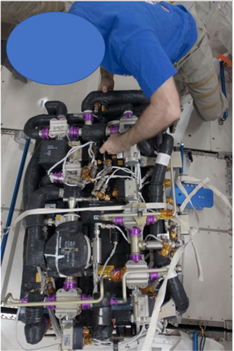 Iss Crewmember Performing Maintenance On The Cdra Nasa Images Library