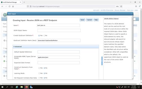 Add An Input With Headers To Geoevent Esri Community