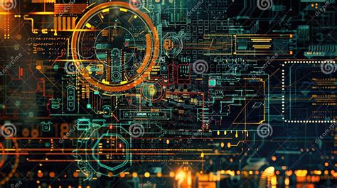 A Digital Interface Displaying Layers Of Encrypted Data And Security