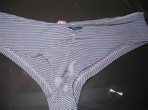 Blue And White Stripe Panty Cumshot Porn Pictures Xxx Photos Sex Images