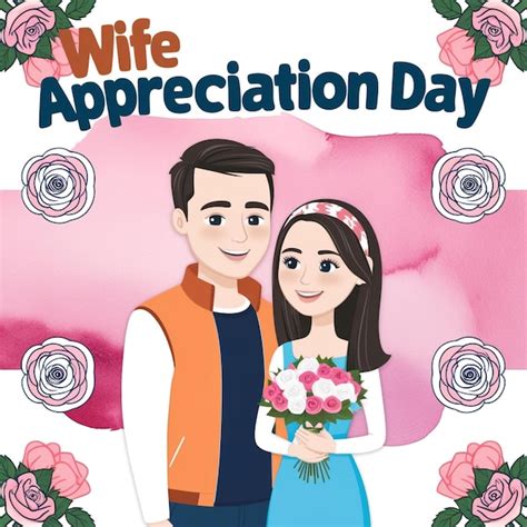 National Wife Appreciation Day Celebrate Premium Ai Generated Image
