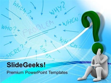 Disturbed And Confused Business Problem Powerpoint Templates Ppt