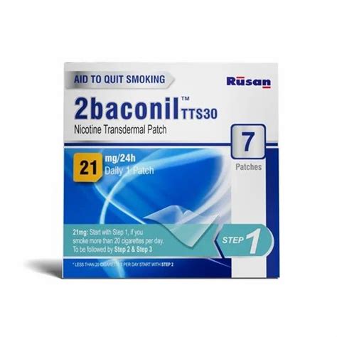 21mg Nicotine Transdermal Patch Strength 21 Mg 24 Hours At Rs 700