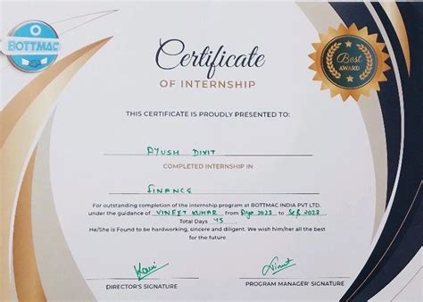 Ayush Dixit On Linkedin Internshipcompletion Financeinternship