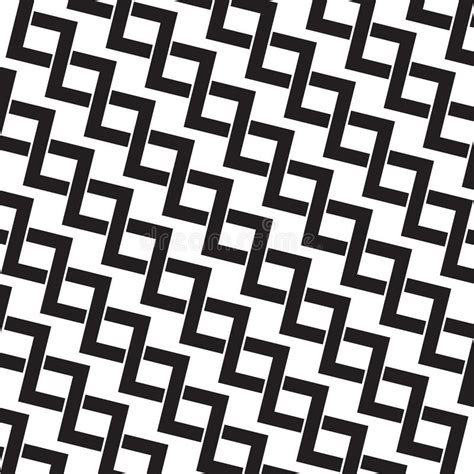 Abstract Pattern With Lines Seamless Vector Background Stock Vector Illustration Of