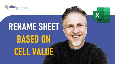 Rename Sheet Based On Cell Value In Excel Vba Code Included Youtube