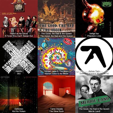 3x3 For This Week Kind Of A Weird Mix But It Always Is R Lastfm