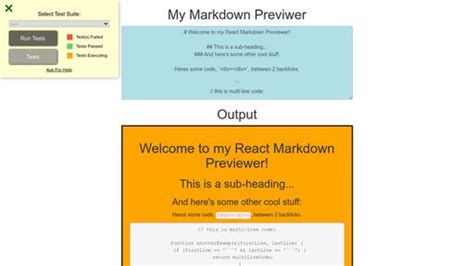 Need Help In Markdown Previewer Javascript The Freecodecamp Forum