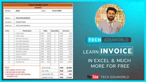 Fully Automatic Invoice In Excel Create Invoice Bill In Excel Ms Excel Invoice For