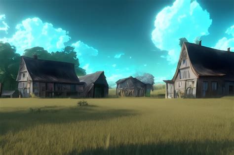 3d Render Digital Art Fantasy Rural High Quality Wallpaper Premium Ai Generated Image
