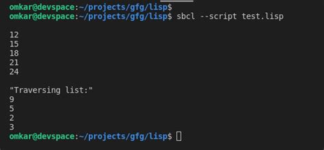 Loops In Lisp Geeksforgeeks