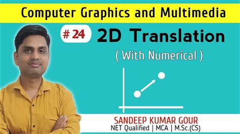 2d translation with numerical 2d transformation two dimensional translation computer
