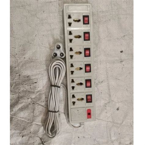 6a Pvc Electrical Extension Switch Board Ip Rating Ip33 At Rs 70