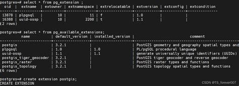 postgresql安装postgis插件 pg用命令如何添加postgis扩展 csdn博客