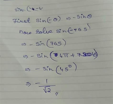 withoute using calculator find the value of sin 765°