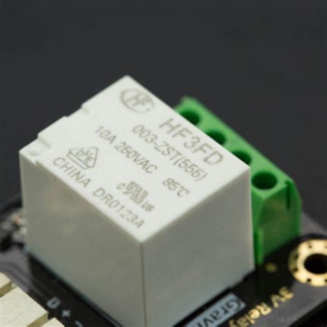 Gravity 10a Relay Module 33 5v Logic Compatible Bastelgarage