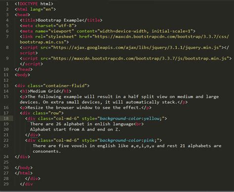 Bootstrap Grid System