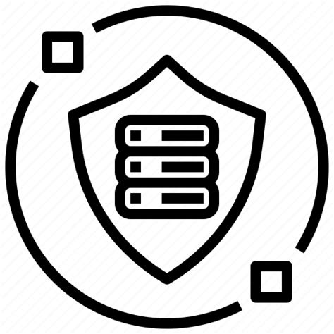 Storage Database Protection Security Data Governance Icon Download On Iconfinder