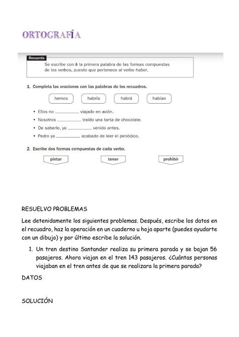 Repaso Online Exercise For 4 Live Worksheets