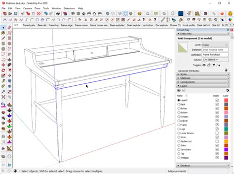 Layers In SketchUp The Basics FineWoodworking