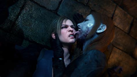 Rule 34 2girls 3d Blonde Hair Capcom Cassandra Resident Evil