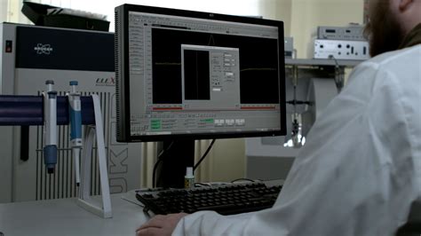 Scientist Working With Analysis Dna Software Stock Footage SBV Storyblocks