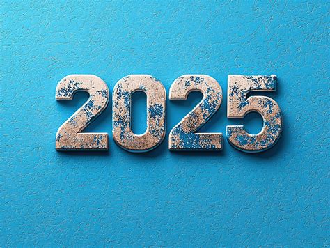 2025 Retro Style Text Effect Background Marketing 2025 New Year Template Background Image And