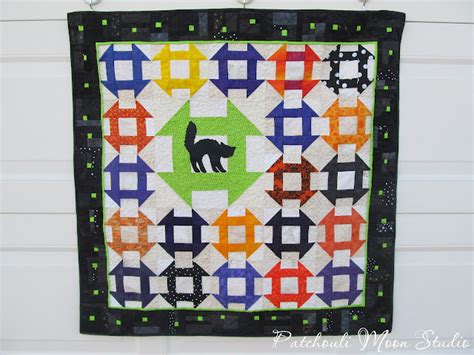 Patchouli Moon Studio Scaredy Cat Churn Dash Quilt
