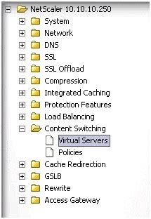 Pranab S Scrapbook Configuring Content Switching In Netscaler Load Balancer