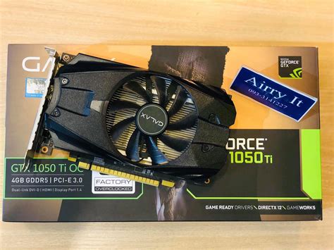การ์ดจอ Vga Gtx1050ti 4gb 1พัดลม ไม่ต่อไฟเลี้ยง มือ2 พร้อมส่ง Th
