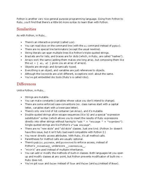 python pdf ruby programming language string computer science