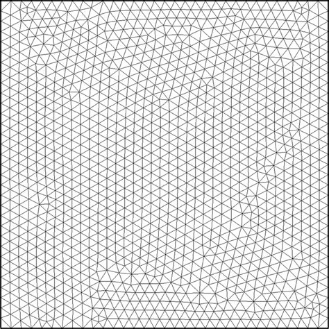 Left One Of The Unstructured 2d Grids With Triangular Elements Used To Download Scientific