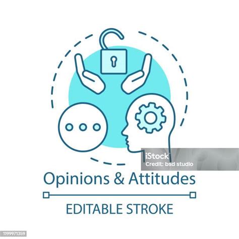 의견 및 태도 청록색 개념 아이콘입니다 긍정적 인 사고 솔루션 검색 마음 생각 아이디어 얇은 라인 일러스트 행복 한 고객 벡터 격리 된 윤곽선 그리기입니다 편집 가능한