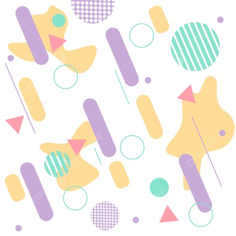 Candy Color Abstract Geometric Doodle Pattern Shading Color Drawing