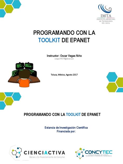 Curso De Programacion Toolkit Epanet Pdf