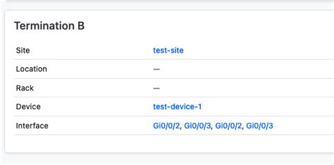 Only One Device Is Displayed For Multi Termination Cables · Issue