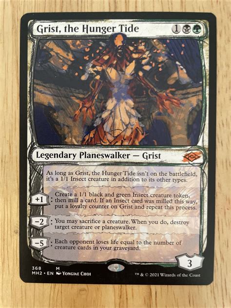 Grist The Hunger Tide Showcase Sketch Mtg Modern Horizons 2 Ebay